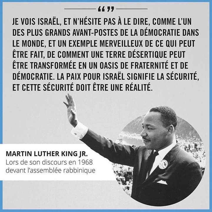 Martin Luther King aimait Israël – Shalom Israël